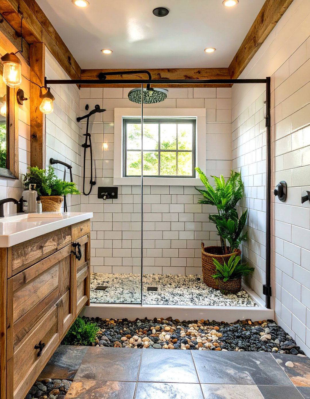 30 Open Shower Ideas for a Modern Spa-Like Bathroom - We Love Home Blog