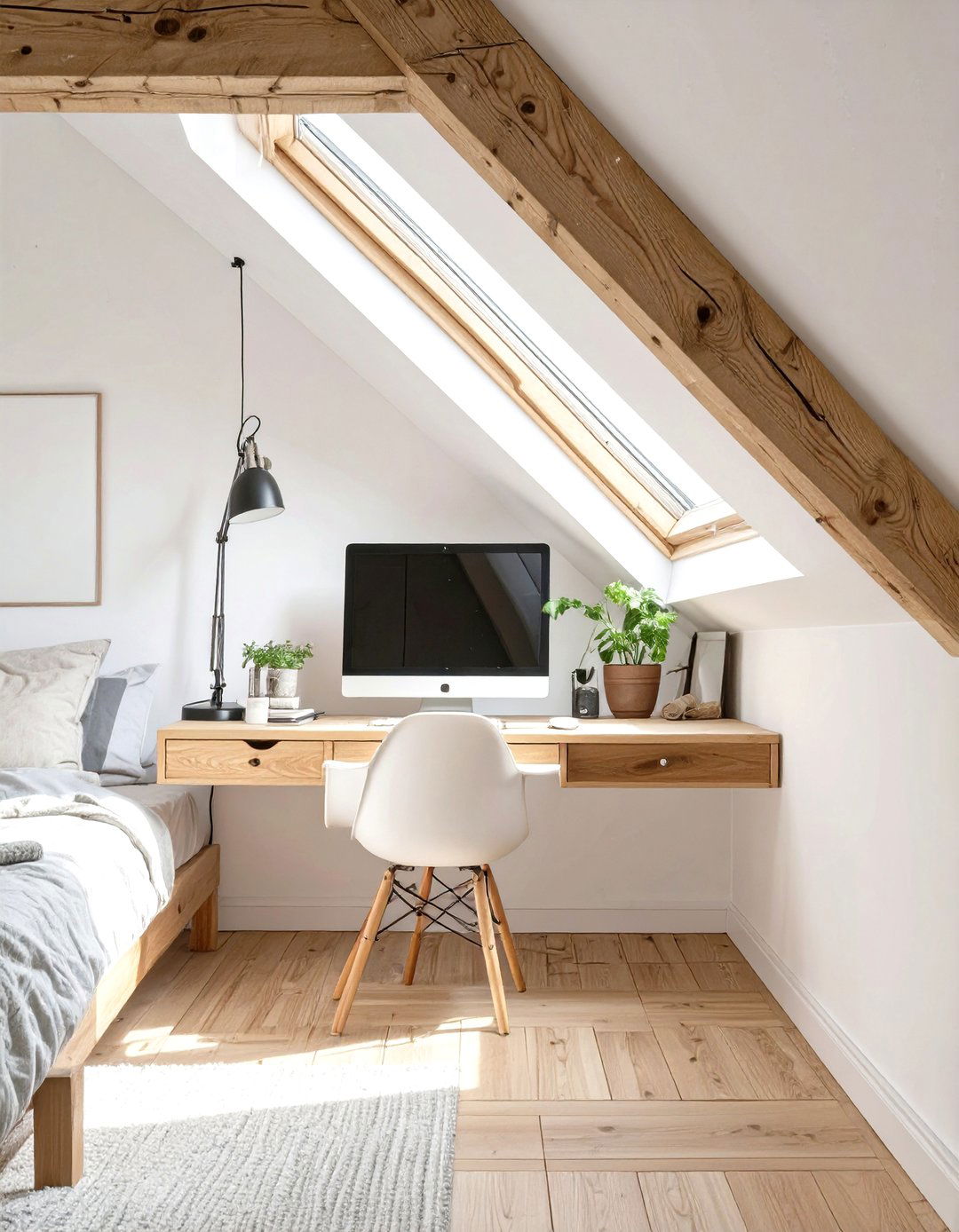 30 Slanted Ceiling Low Ceiling Attic Bedroom Ideas - We Love Home Blog