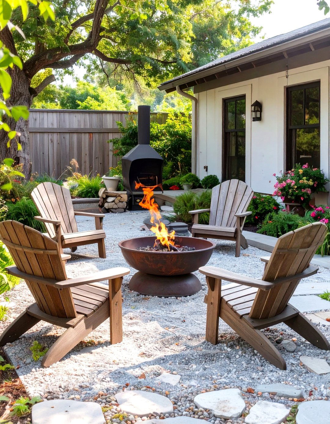30 Country Backyard Rustic Fire Pit Ideas for Cozy Nights - We Love ...