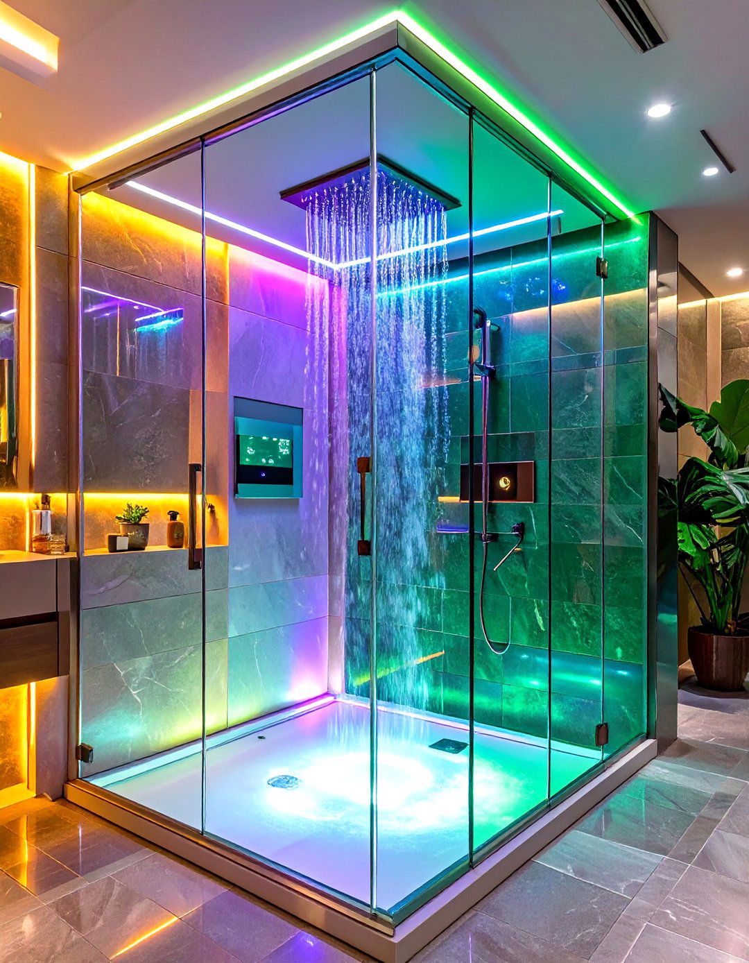 30 Open Shower Ideas for a Modern Spa-Like Bathroom - We Love Home Blog