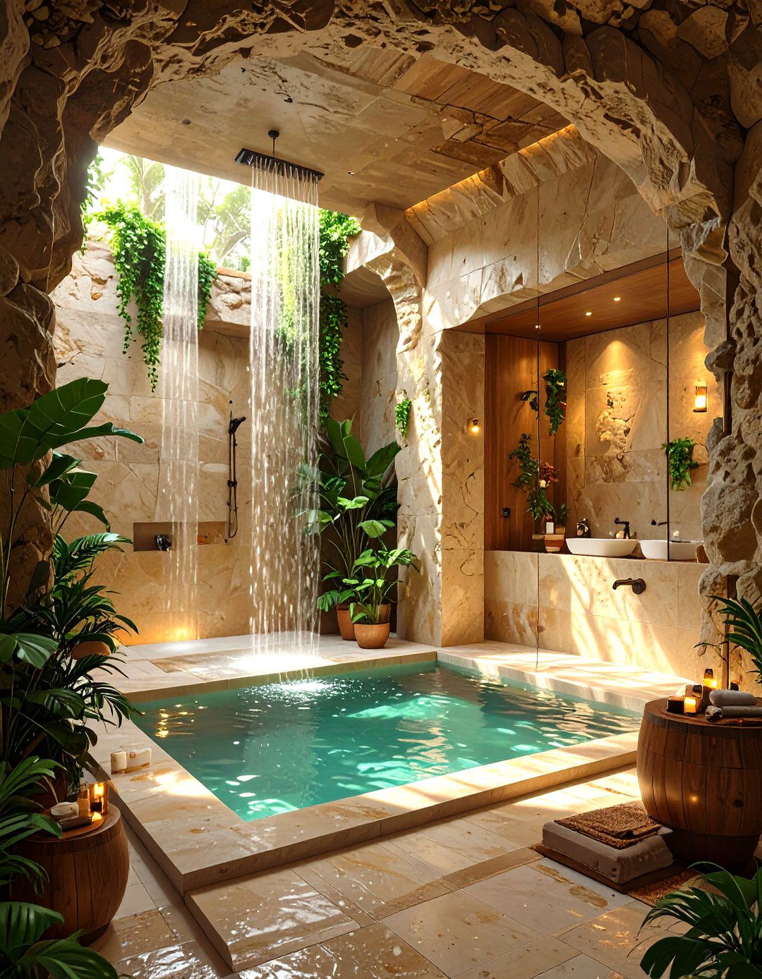 30 Open Shower Ideas for a Modern Spa-Like Bathroom - We Love Home Blog