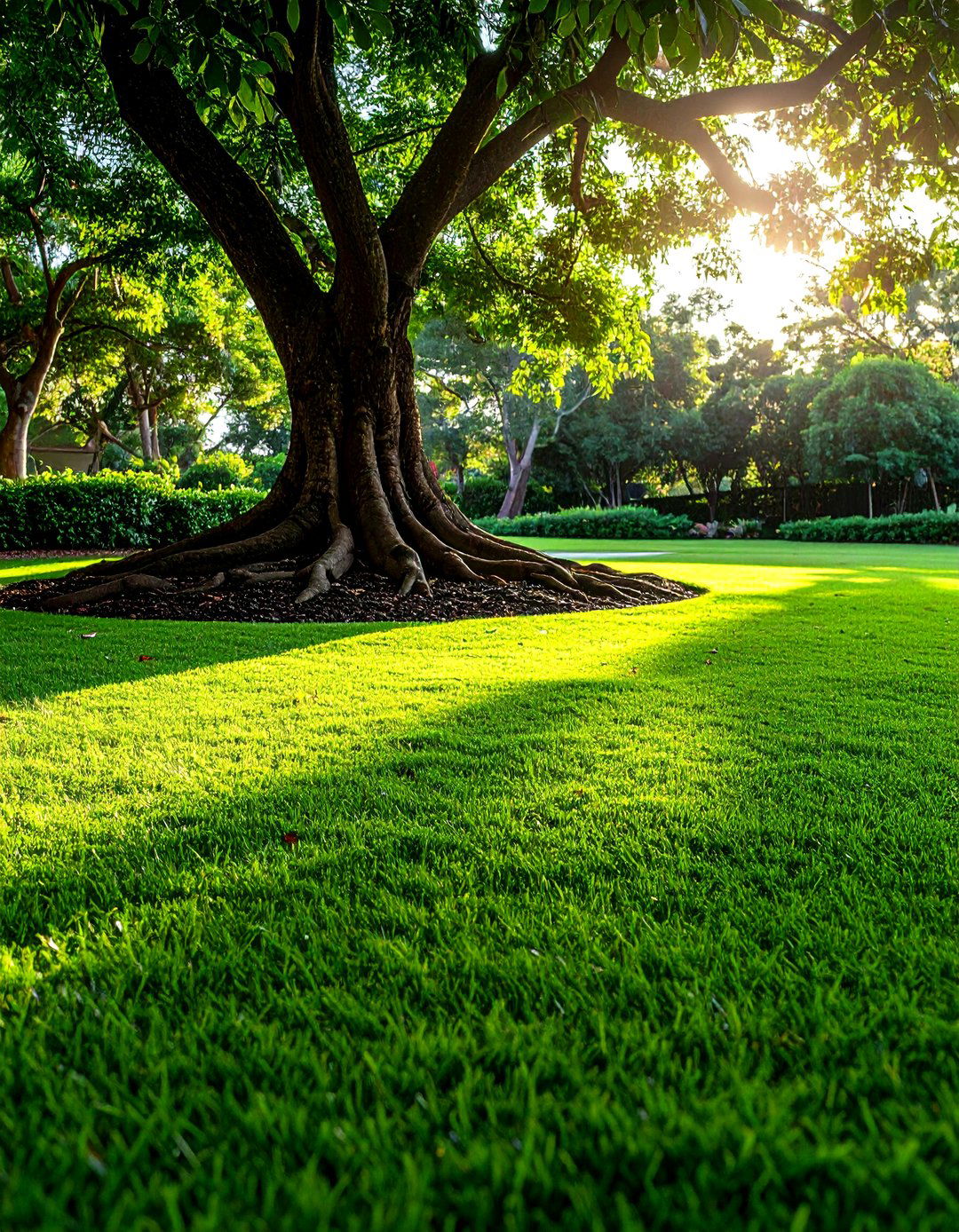 30 Landscaping Ideas Around Tree Roots That Work - We Love Home Blog
