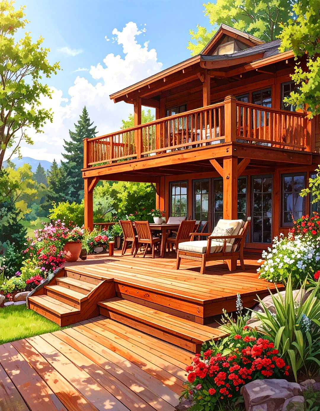 30 Low Deck Ideas for a Perfect Outdoor Living Space - We Love Home Blog