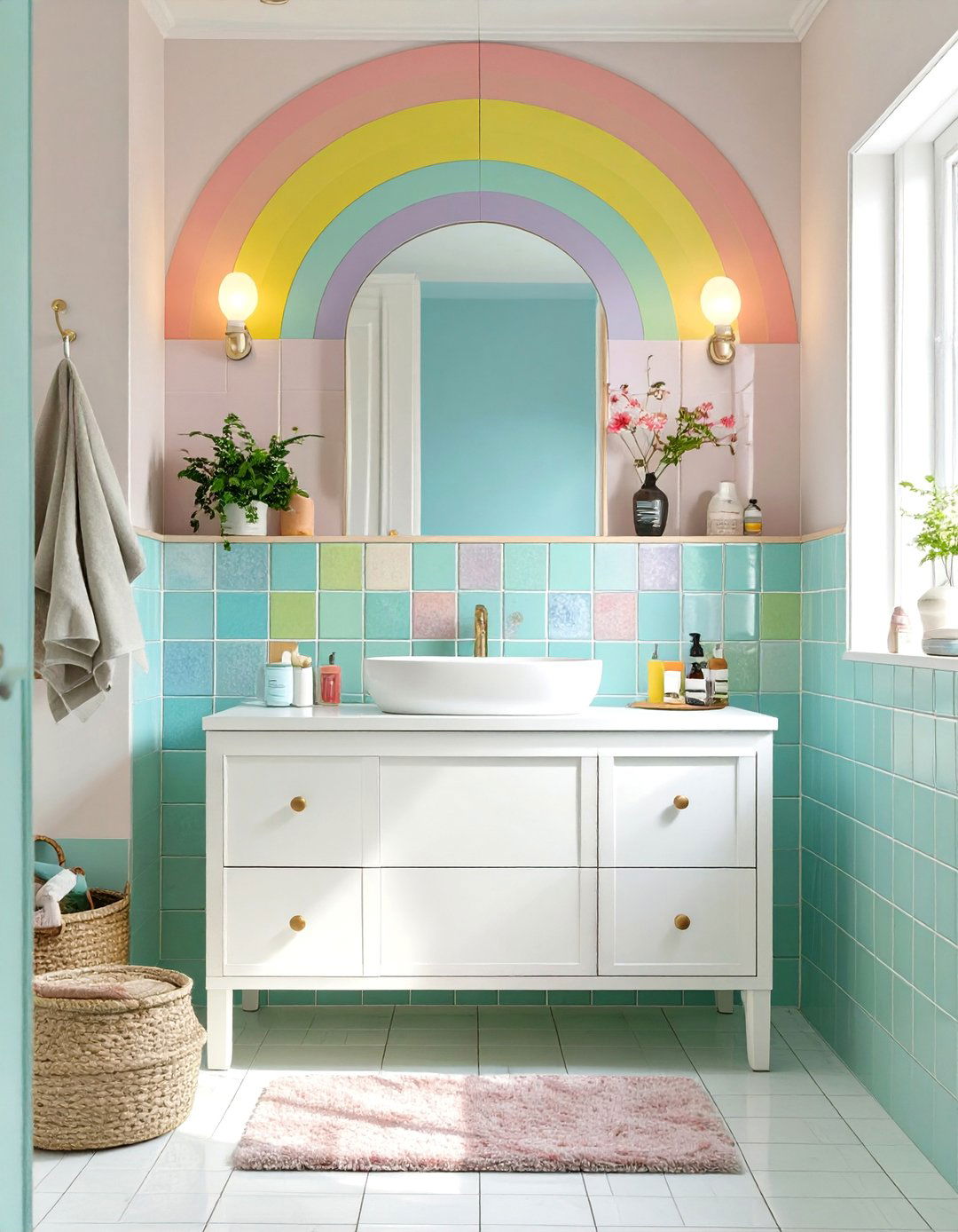 30 Colorful Bathroom Ideas to Revitalize Your Space - We Love Home Blog