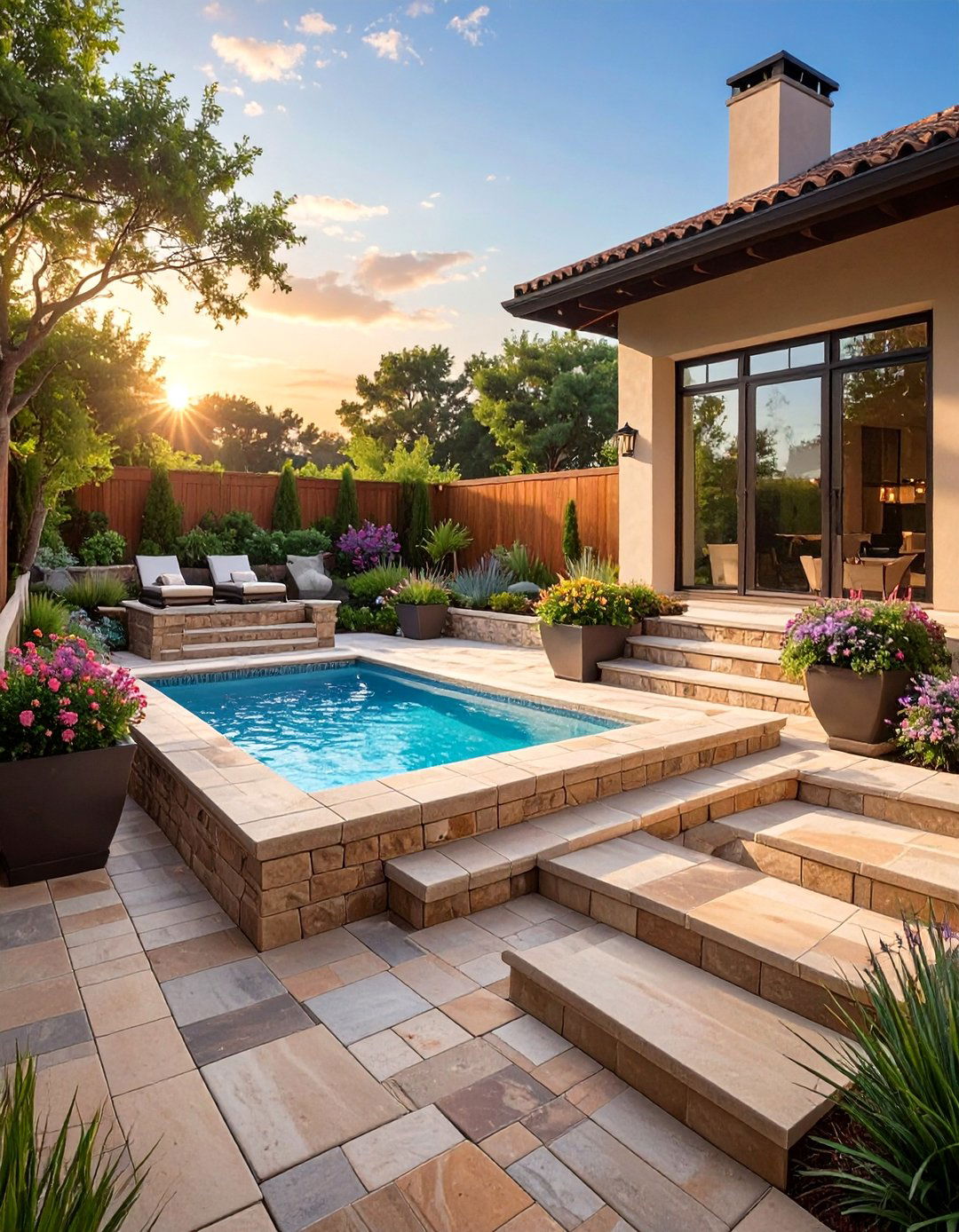 30 Above Ground Swim Spa Landscaping Ideas for You - We Love Home Blog
