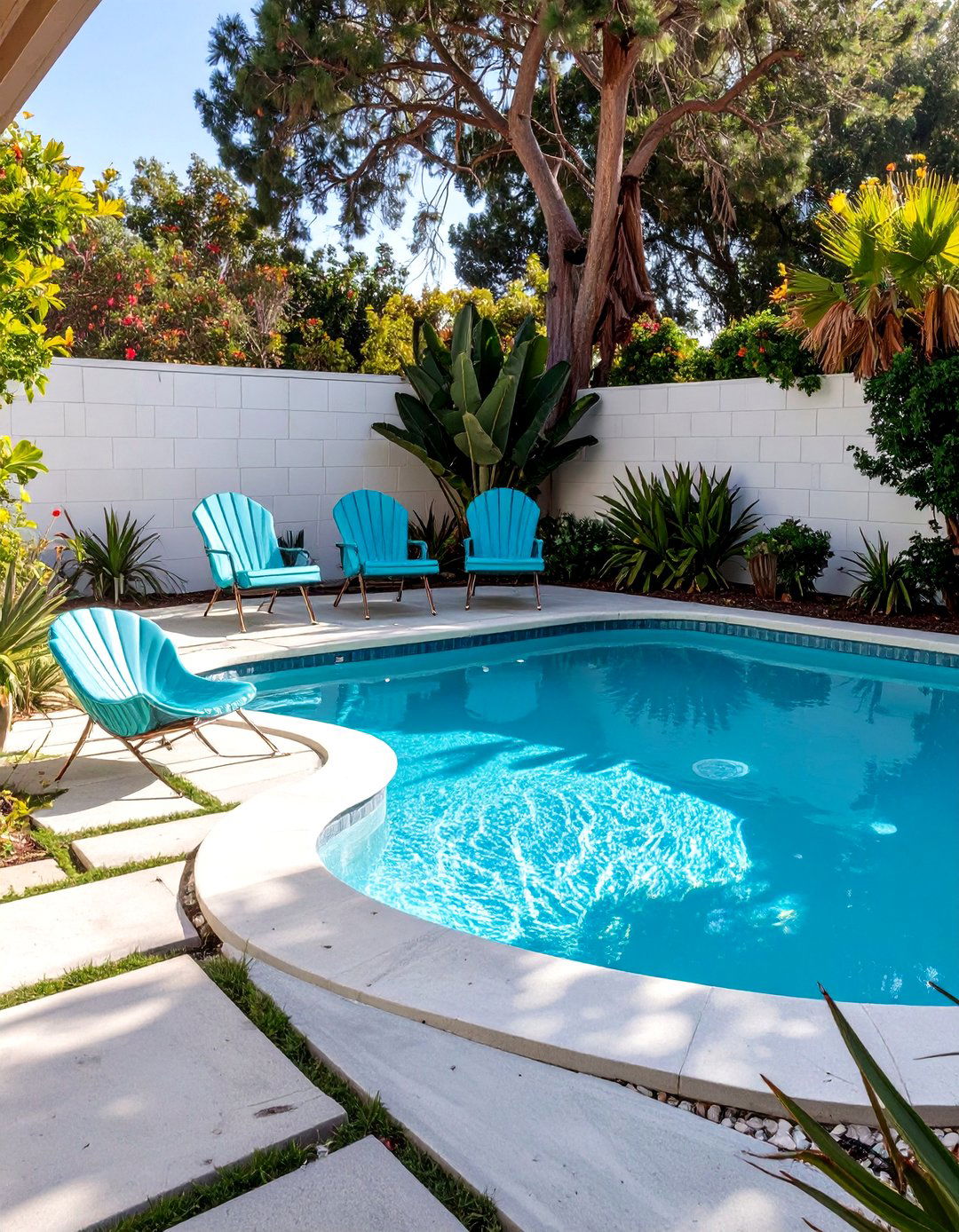 30 Backyard Pool Landscaping Ideas for a Home Resort - We Love Home Blog