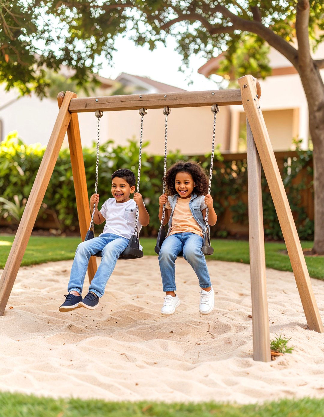 30 Kid Friendly Small Backyard Playground Ideas - We Love Home Blog