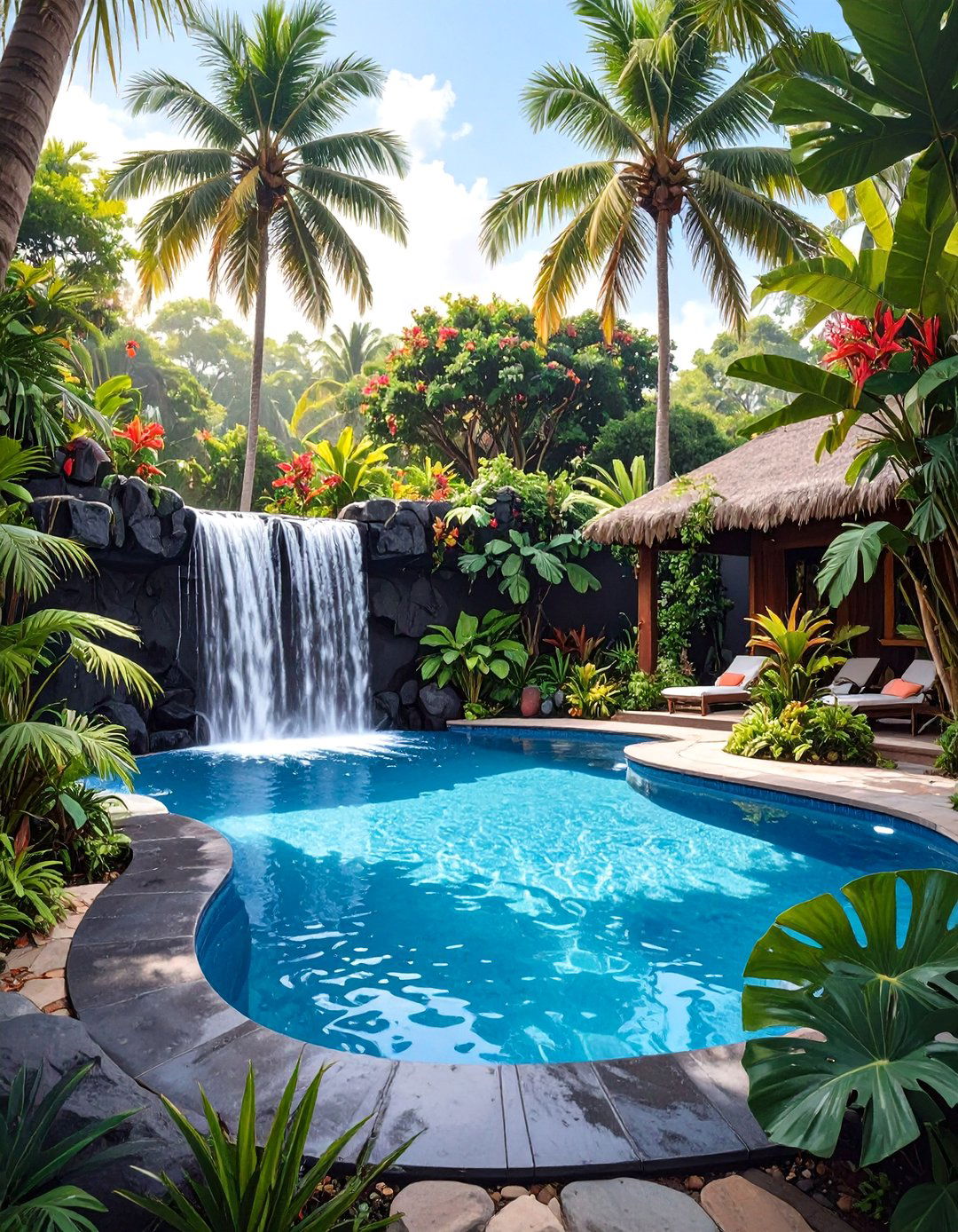 30 Backyard Pool Landscaping Ideas for a Home Resort - We Love Home Blog