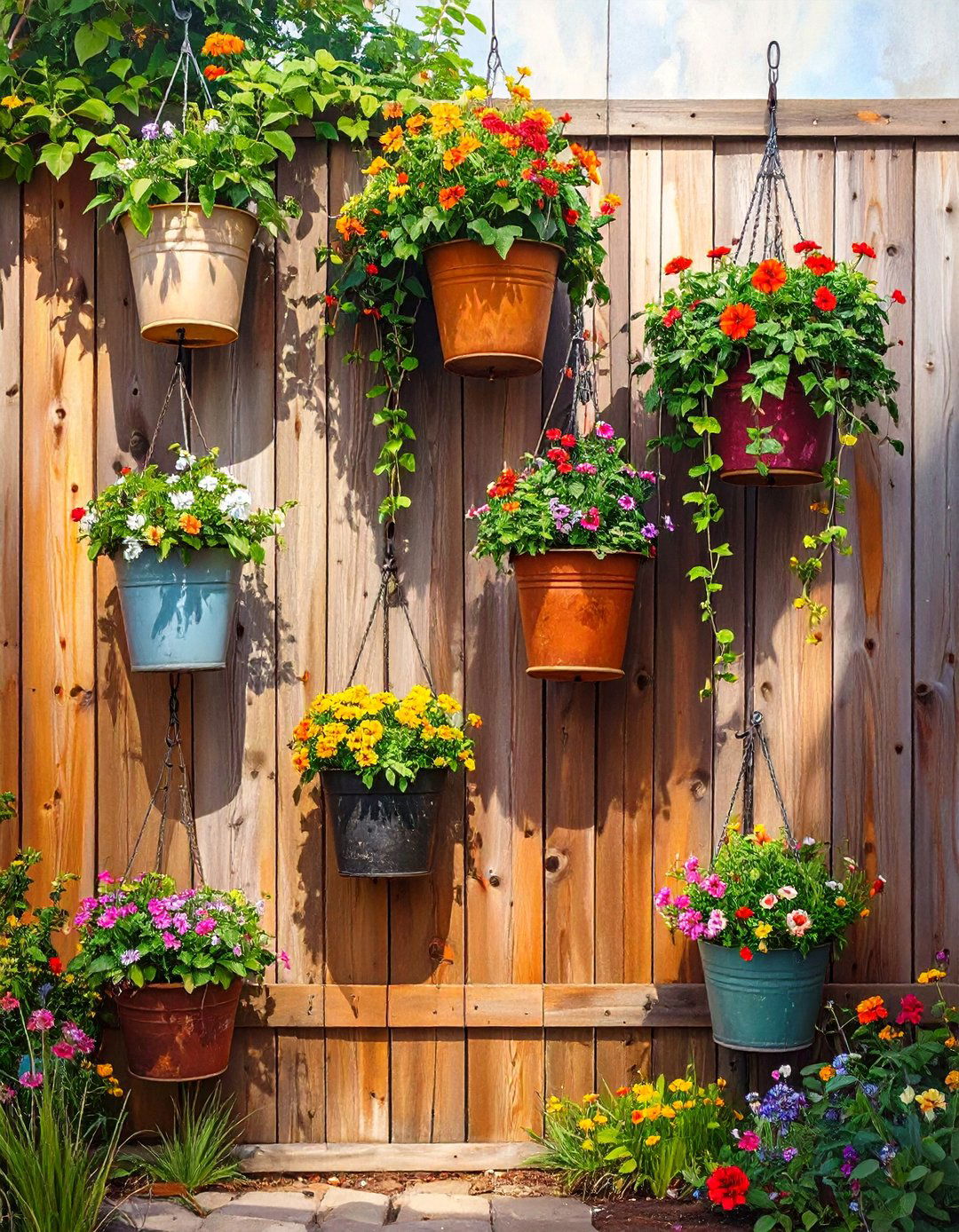 30 Bucket Garden Ideas for Small Space Growing - We Love Home Blog