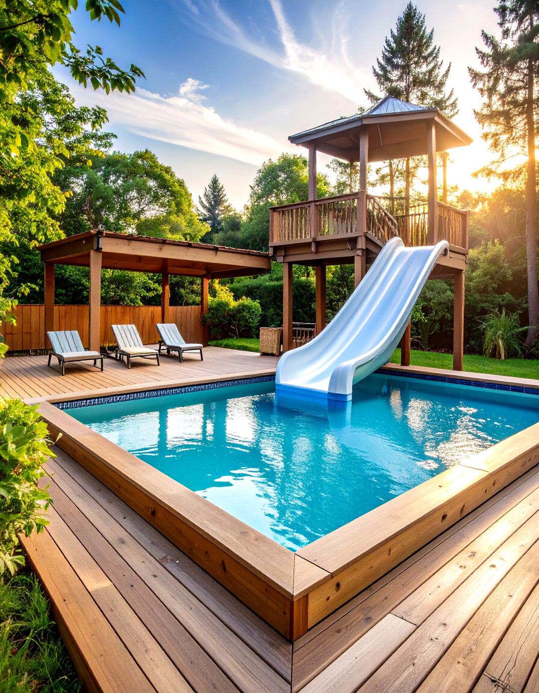 30 Pool Deck Ideas for Above Ground Pools and Decks - We Love Home Blog