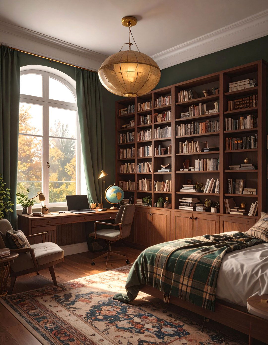 Dark Academia Dorm Room
