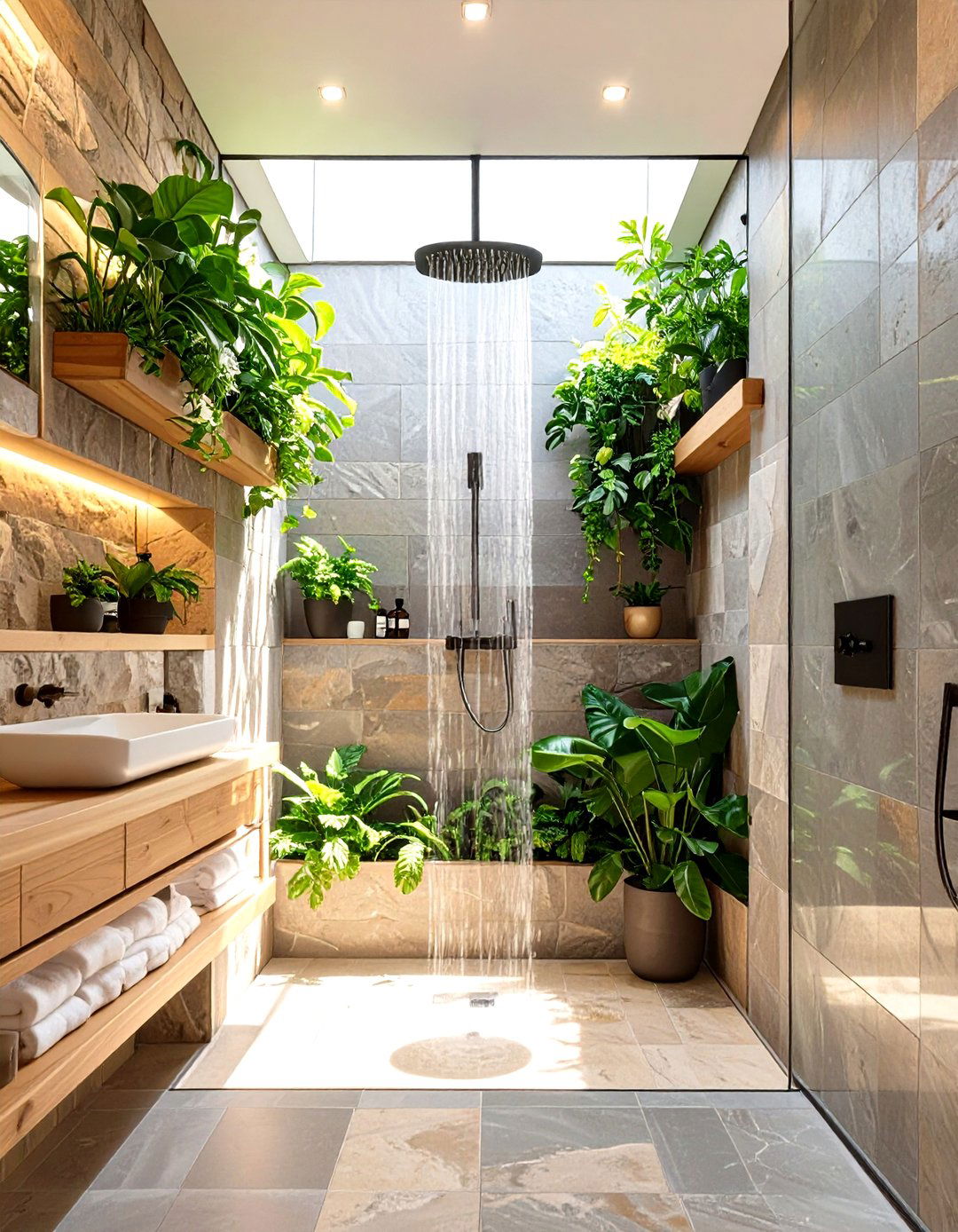 30 Open Shower Ideas for a Modern Spa-Like Bathroom - We Love Home Blog