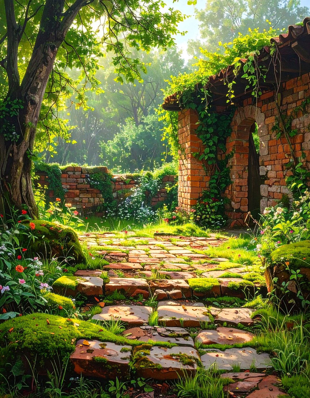 30 Old Brick Patio Ideas for a Rustic Outdoor Space - We Love Home Blog