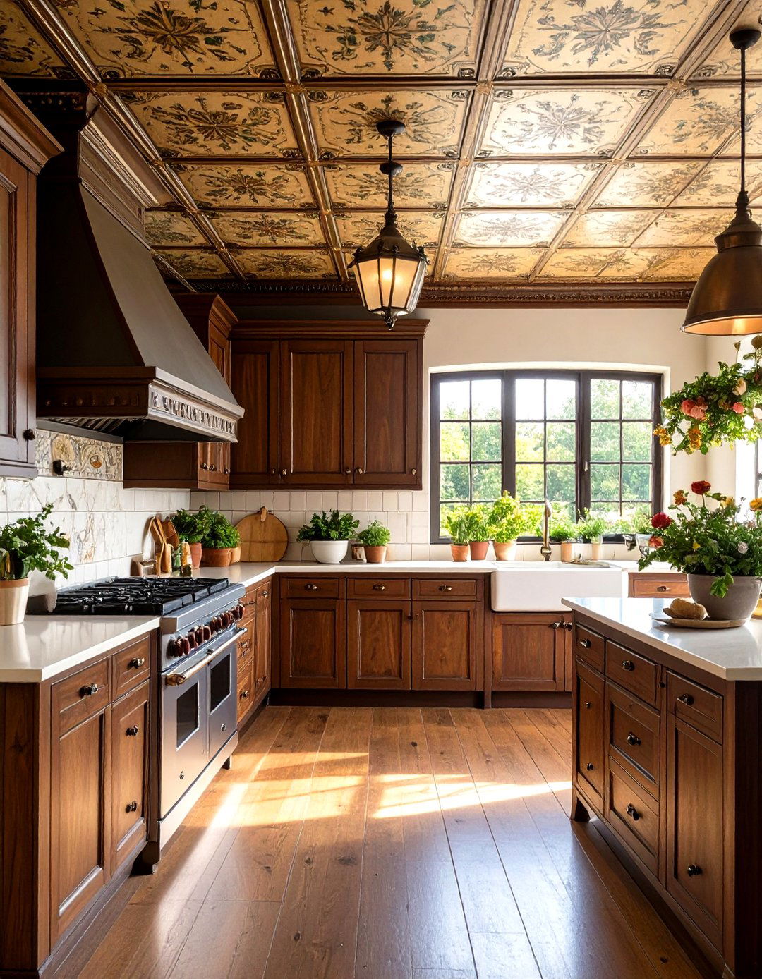 30 Kitchen Ceiling Ideas to Add Style to Your Interior - We Love Home Blog
