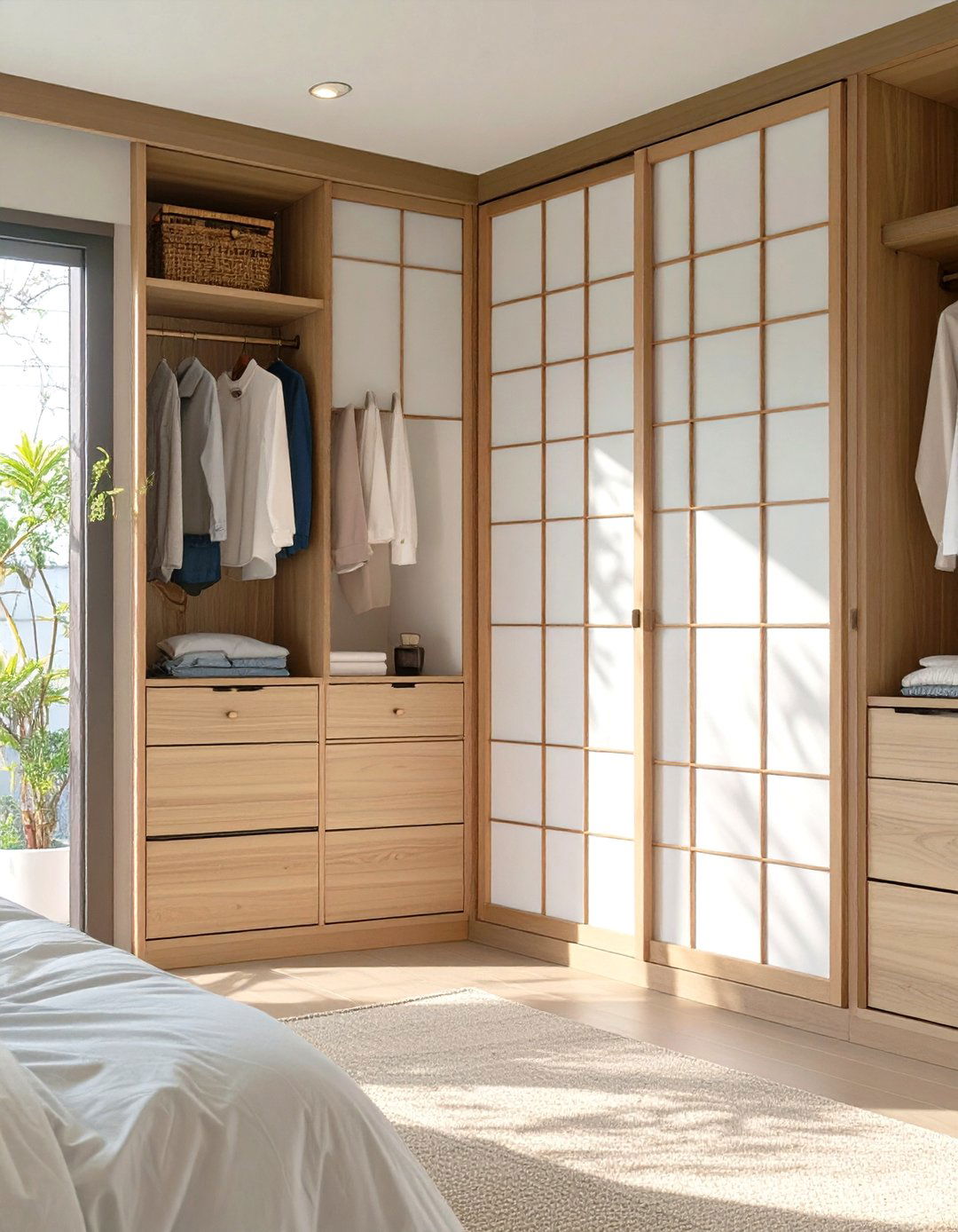 30 Efficient Corner Closet Ideas to Save Space - We Love Home Blog