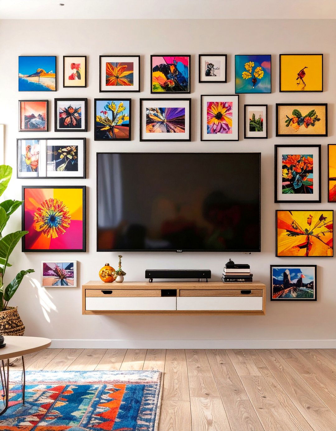30 TV Wall Decor Ideas to Elevate Your Living Room - We Love Home Blog