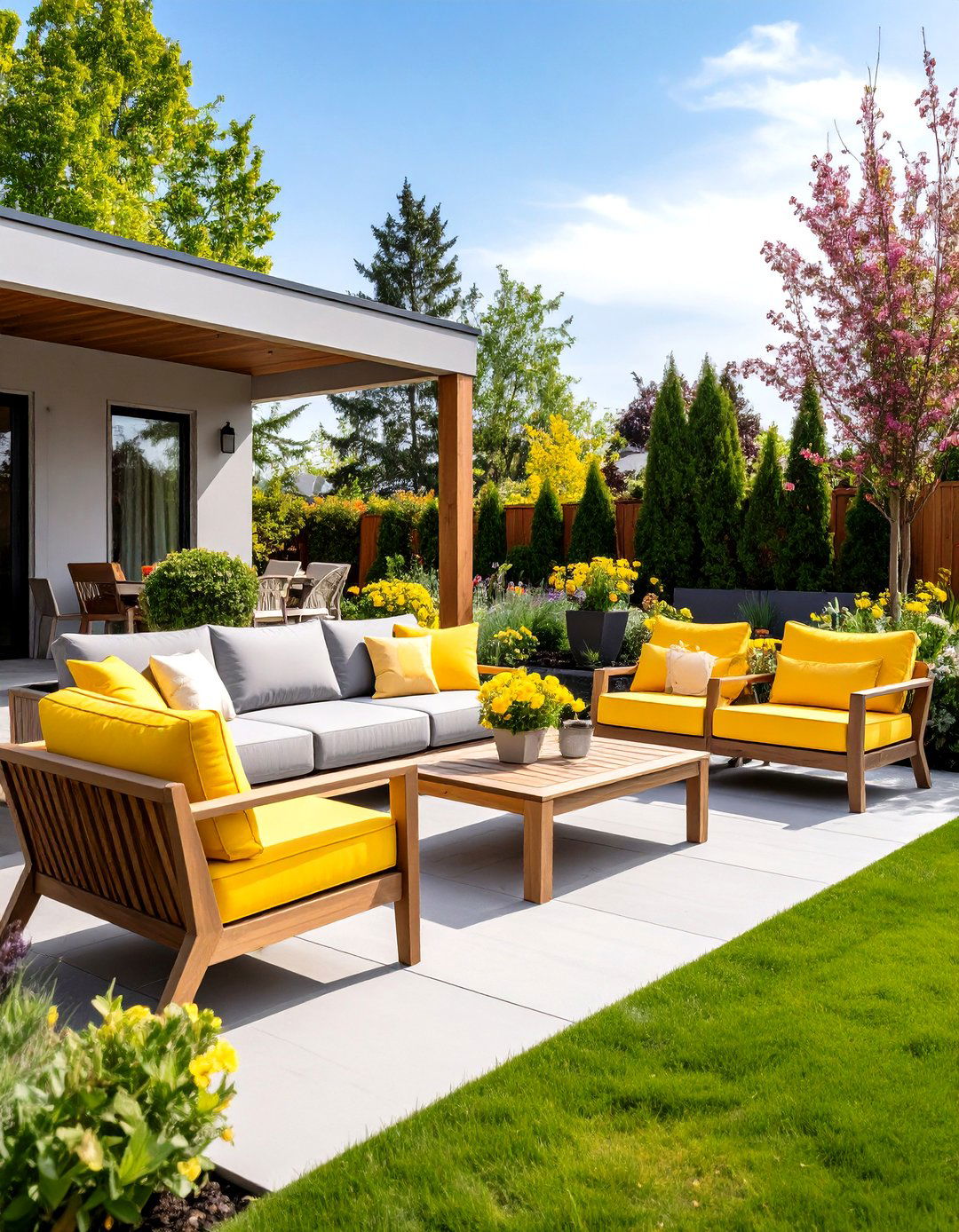 30 Patio Furniture Layout Ideas for Outdoor Comfort - We Love Home Blog