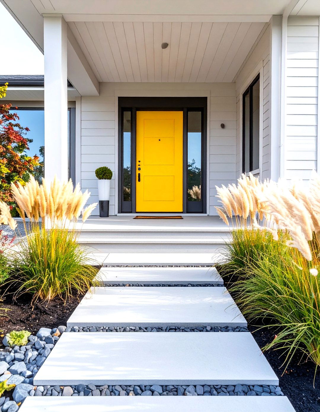 30 House Modern Front Porch Ideas for a Sleek Entrance - We Love Home Blog