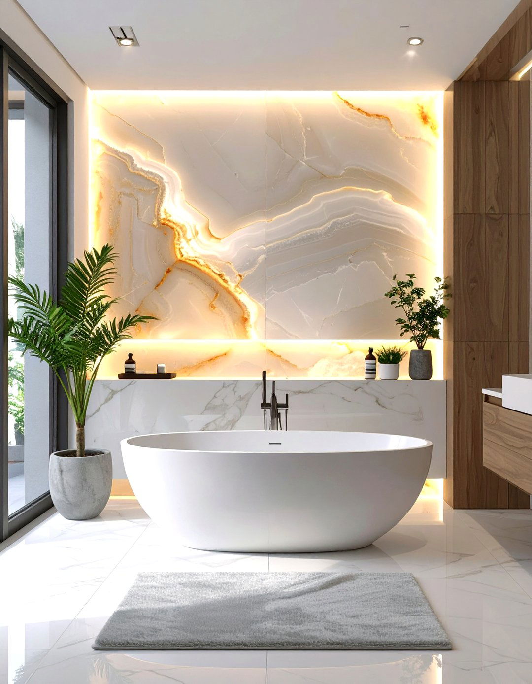 30 Modern Bathroom Paneling Ideas for a Textured Look - We Love Home Blog