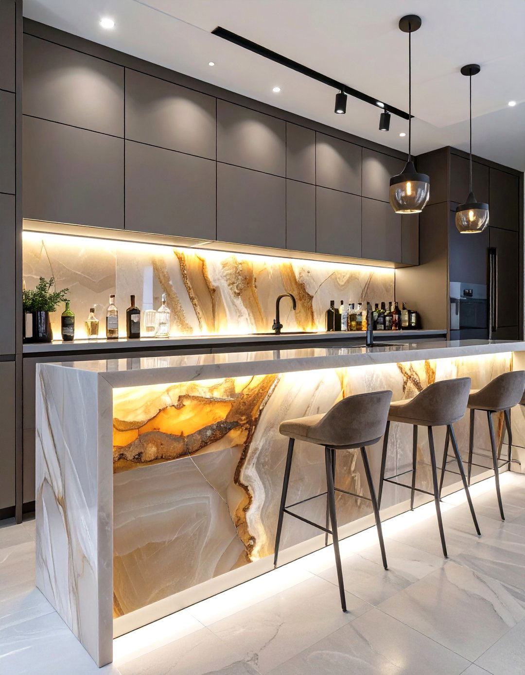 30 Trendy Bar Backsplash Ideas to Upgrade Your Lounge - We Love Home Blog