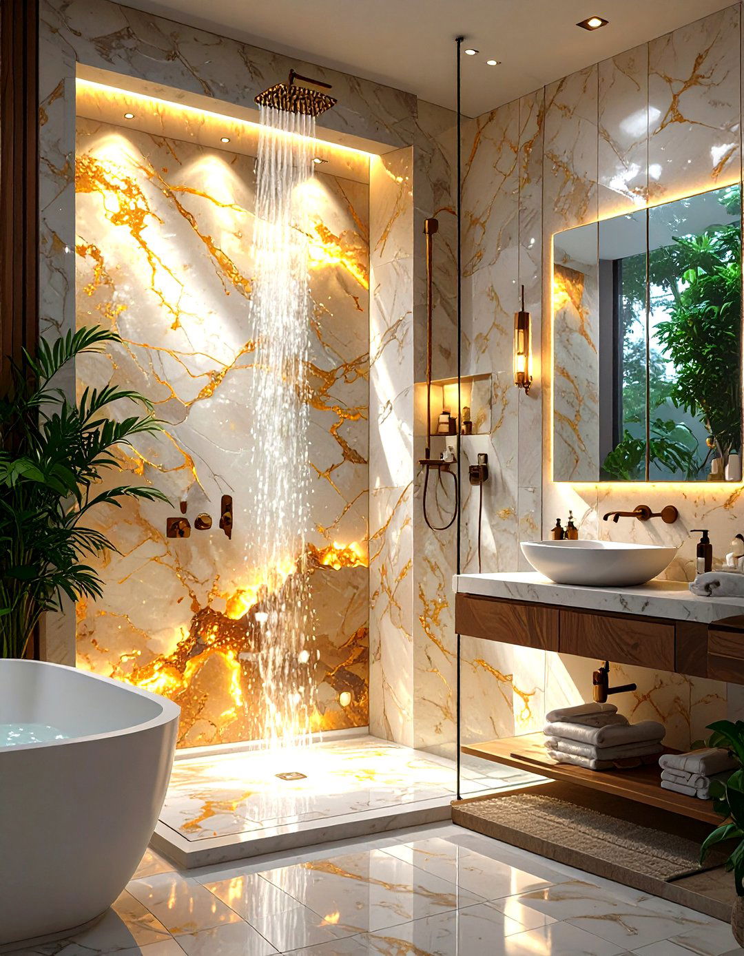 30 Shower Lighting Ideas for a Brighter Bathroom - We Love Home Blog