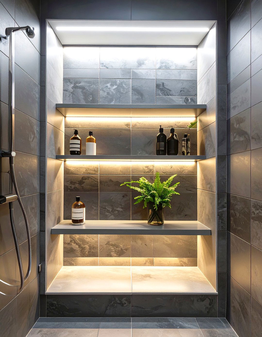 30 Shower Shelf Ideas for a More Functional Bath - We Love Home Blog