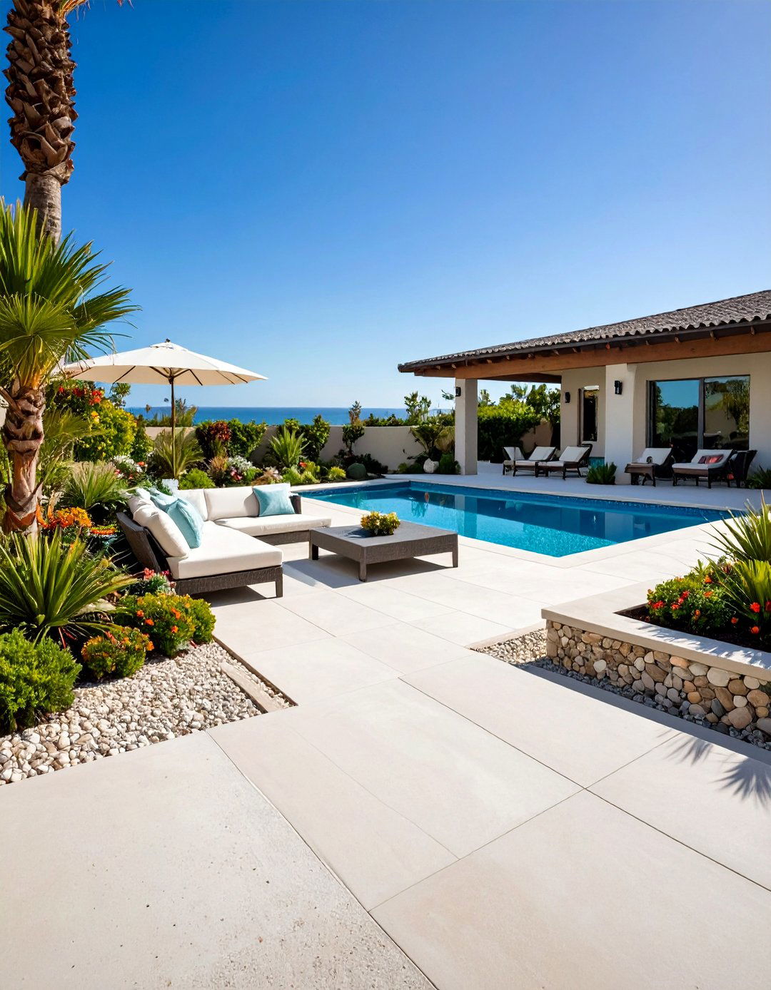 30 Versatile Backyard Concrete Ideas for Modern Landscapes - We Love ...