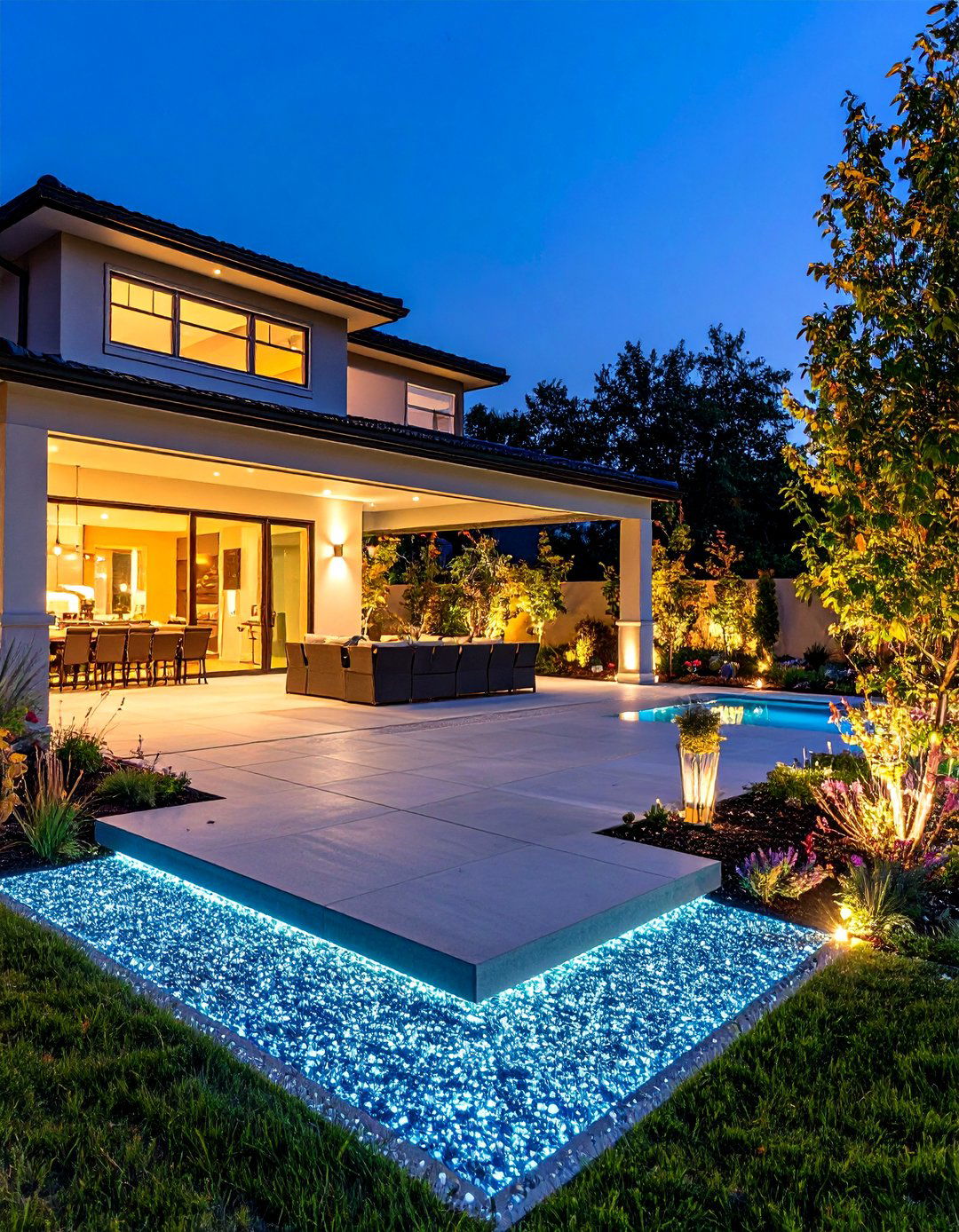 30 Versatile Backyard Concrete Ideas for Modern Landscapes - We Love ...
