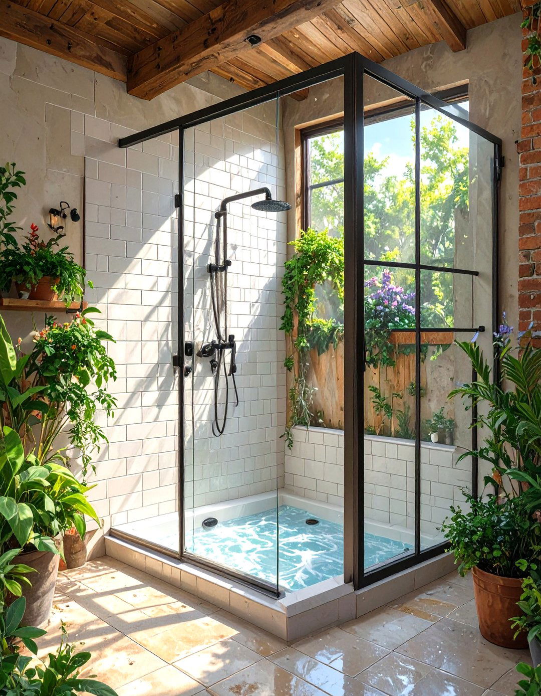 30 Small Doorless Walk In Shower Ideas for Modern Baths - We Love Home Blog