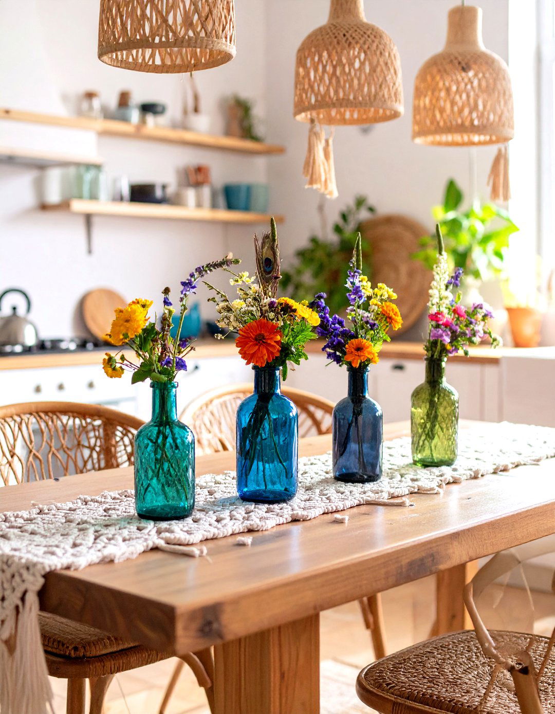 30 Stunning Kitchen Table Centerpiece Ideas for Dining - We Love Home Blog