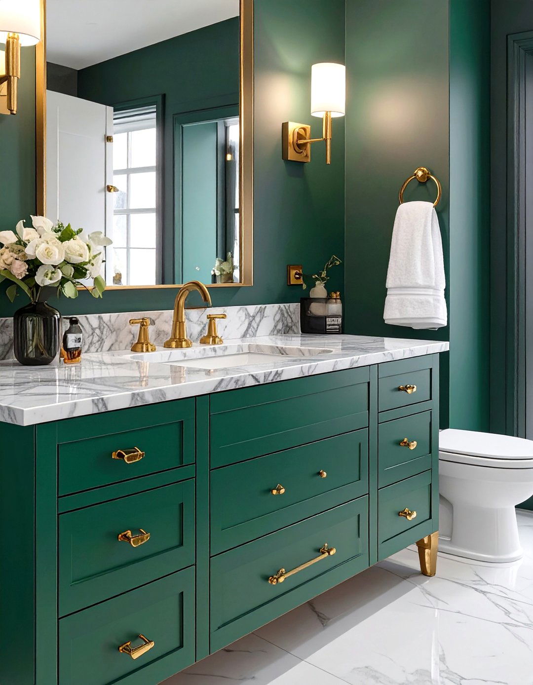 30 Popular Bathroom Vanity Color Trends for This Year - We Love Home Blog
