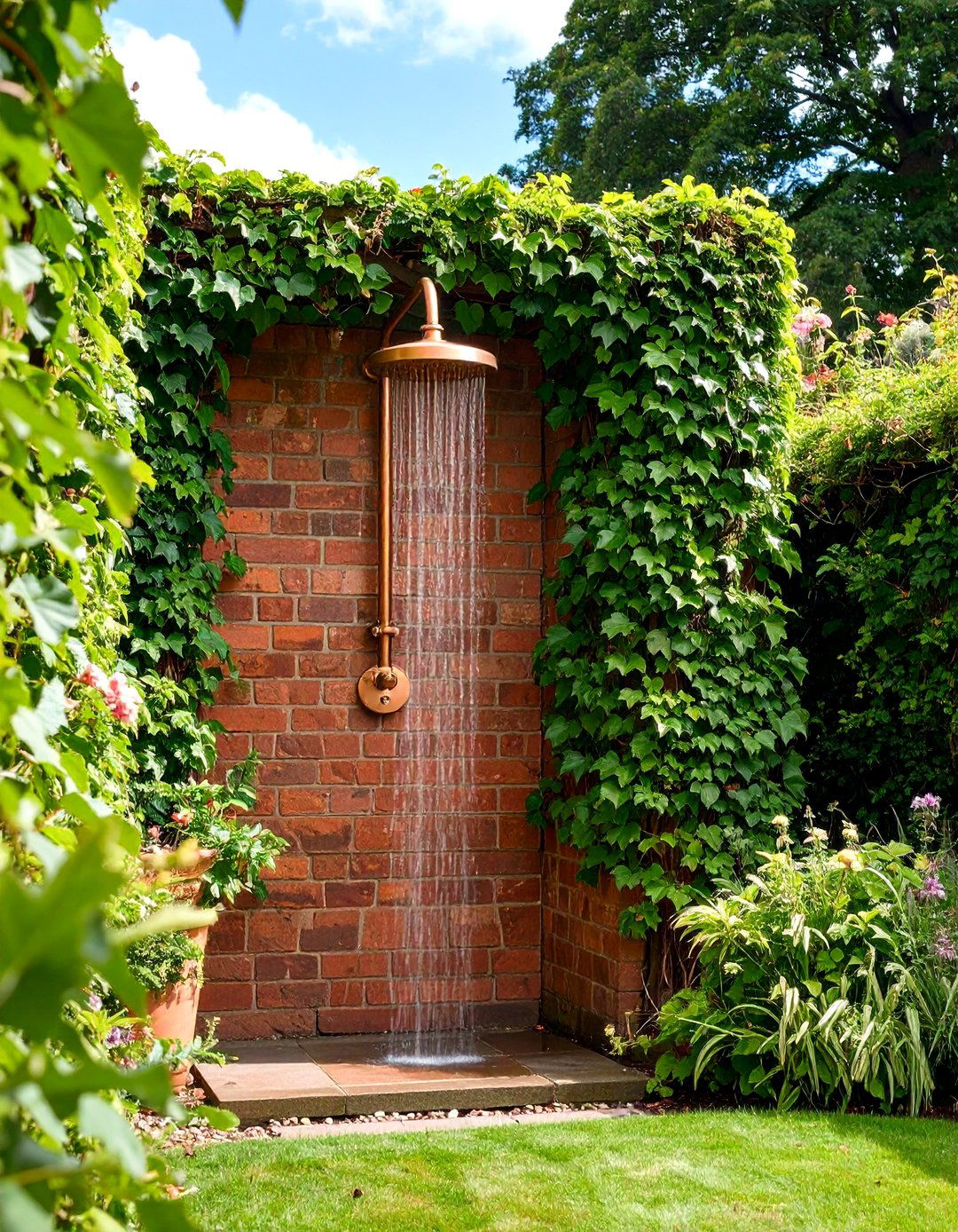 30 Outdoor Shower Enclosure Ideas for Ultimate Privacy - We Love Home Blog