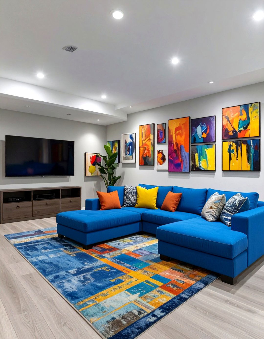 30 Cozy Basement TV Room Ideas for the Perfect Cinema - We Love Home Blog