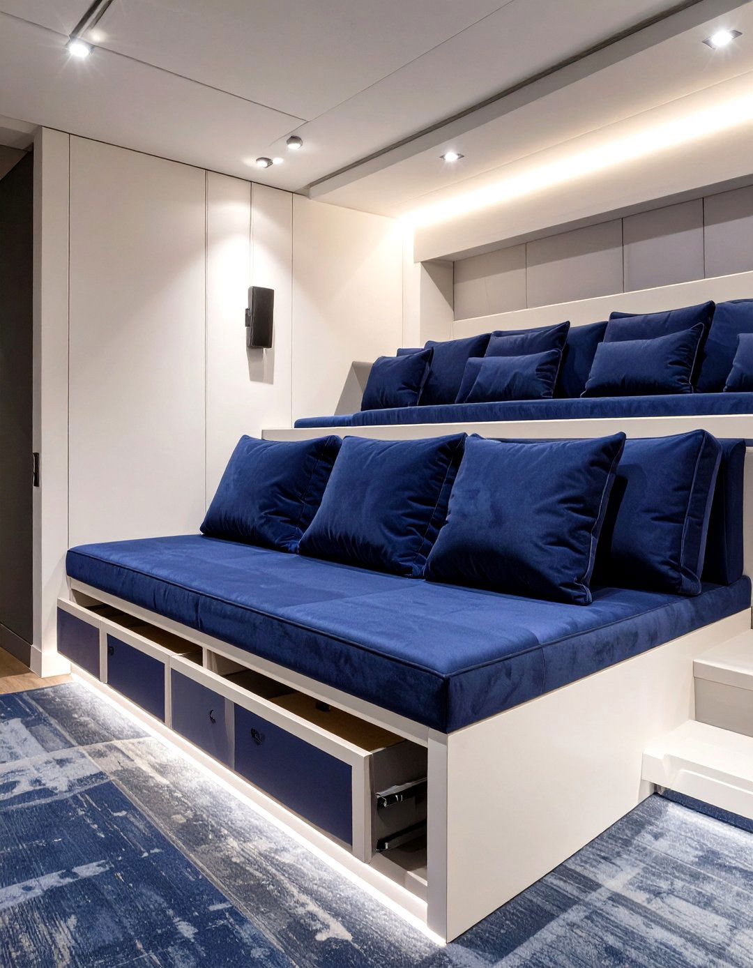 30 Small Home Theater Seating Ideas for Movie Nights - We Love Home Blog