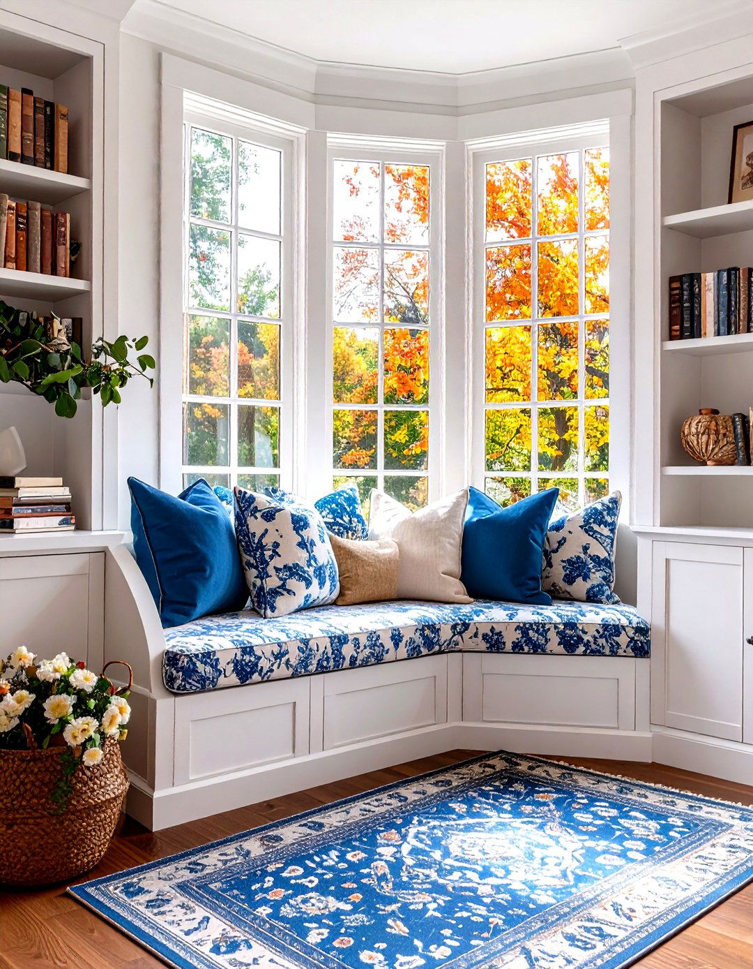 30 Living Room Bay Window Ideas for Light and Comfort - We Love Home Blog