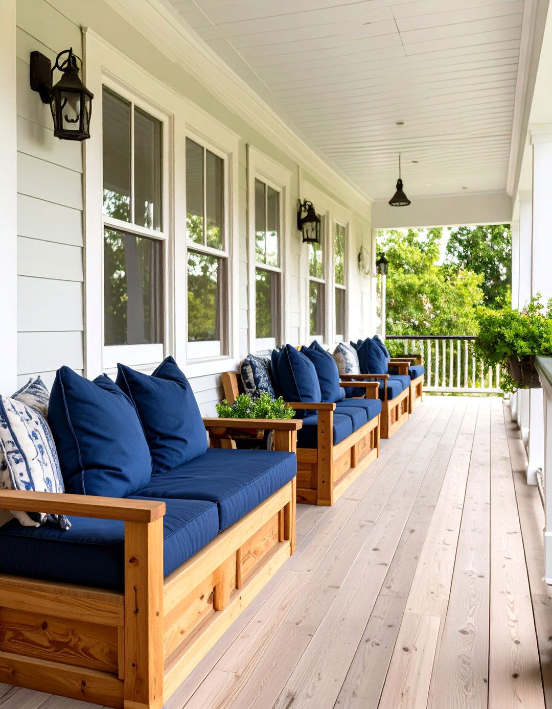 30 Classic Wood Front Porch Ideas for Home Curb Appeal - We Love Home Blog
