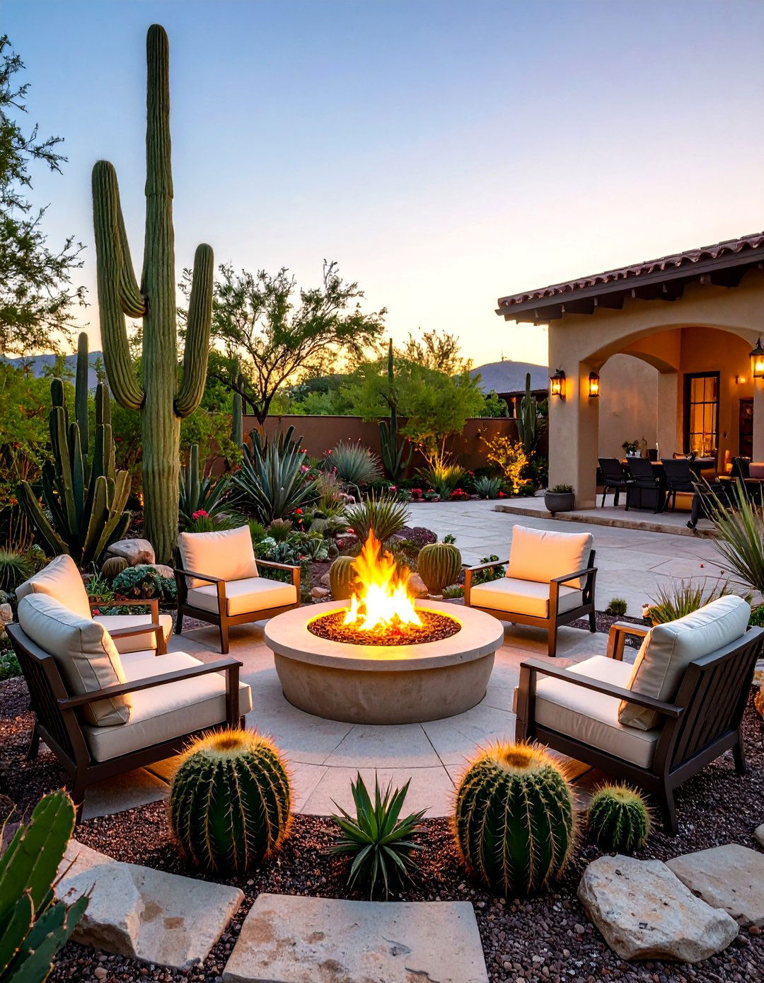 30 Front Yard Cactus Garden Ideas for Easy Maintenance - We Love Home Blog
