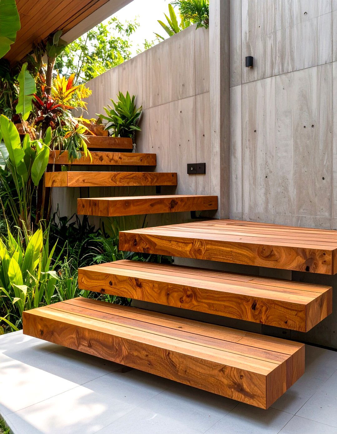 30 Practical Outdoor Deck Steps Ideas for Safe Access - We Love Home Blog