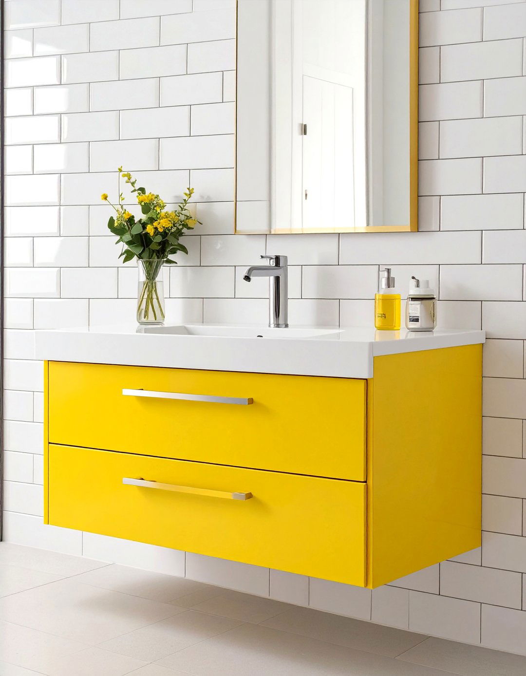 30 Popular Bathroom Vanity Color Trends for This Year - We Love Home Blog