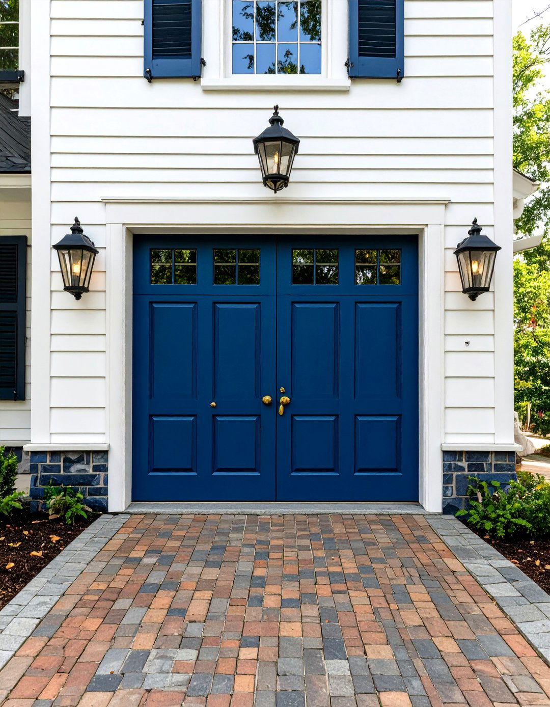 30 Trendy Garage Door Color Ideas for Curb Appeal - We Love Home Blog