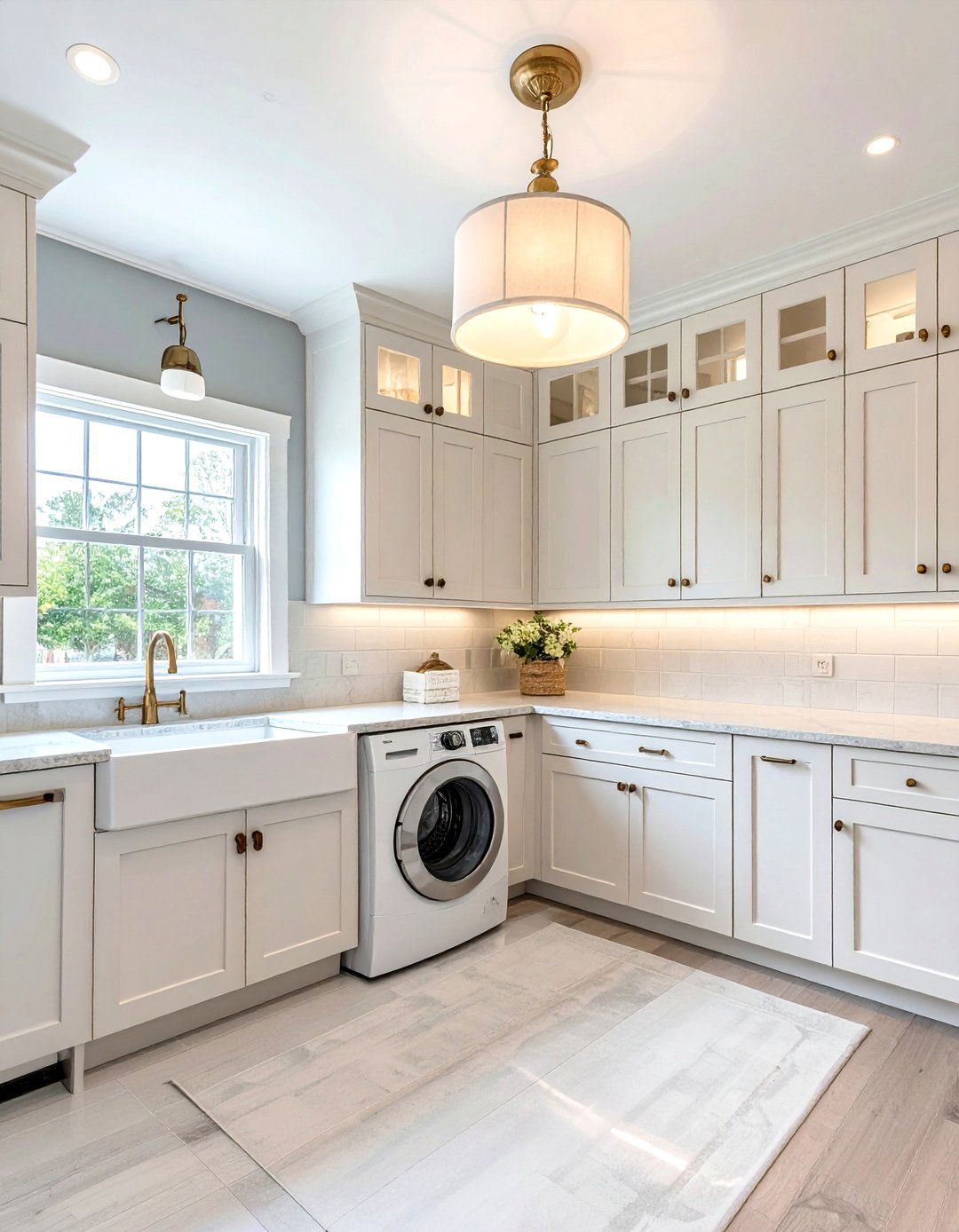 30 Laundry Room Lighting Ideas to Brighten the Space - We Love Home Blog