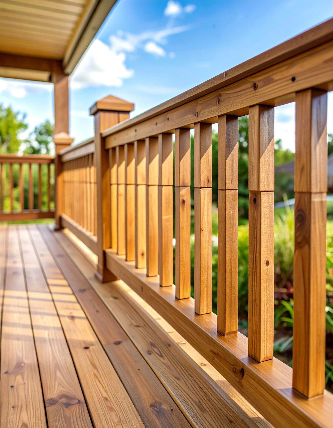 30 Simple Deck Railing Designs to Modernize Your Patio - We Love Home Blog