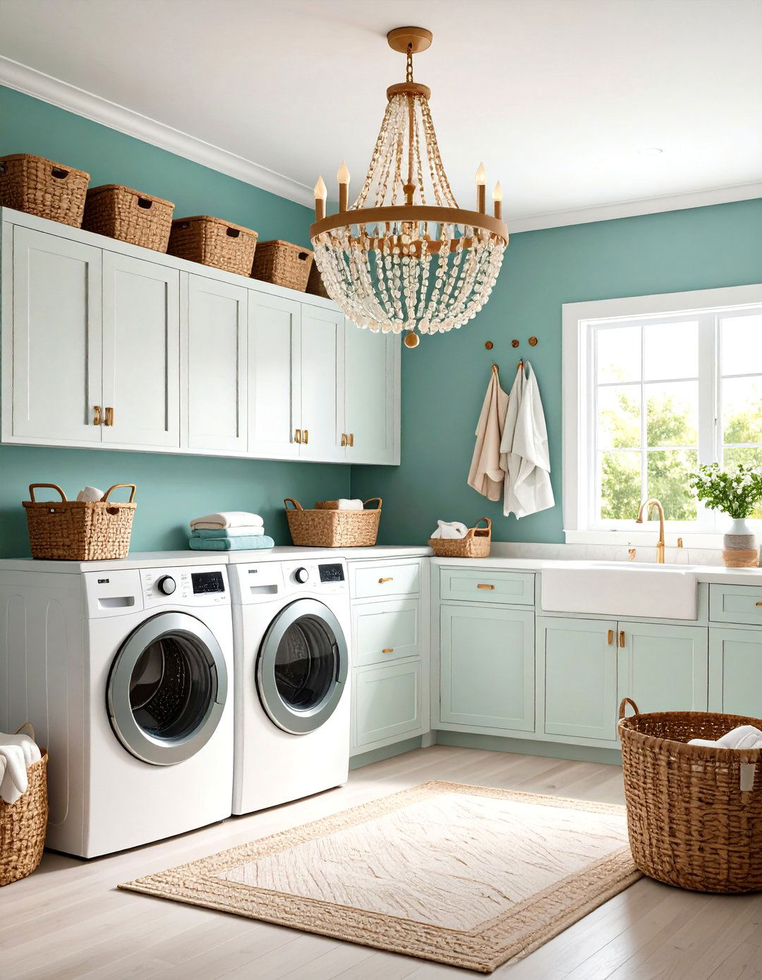 30 Laundry Room Lighting Ideas to Brighten the Space - We Love Home Blog