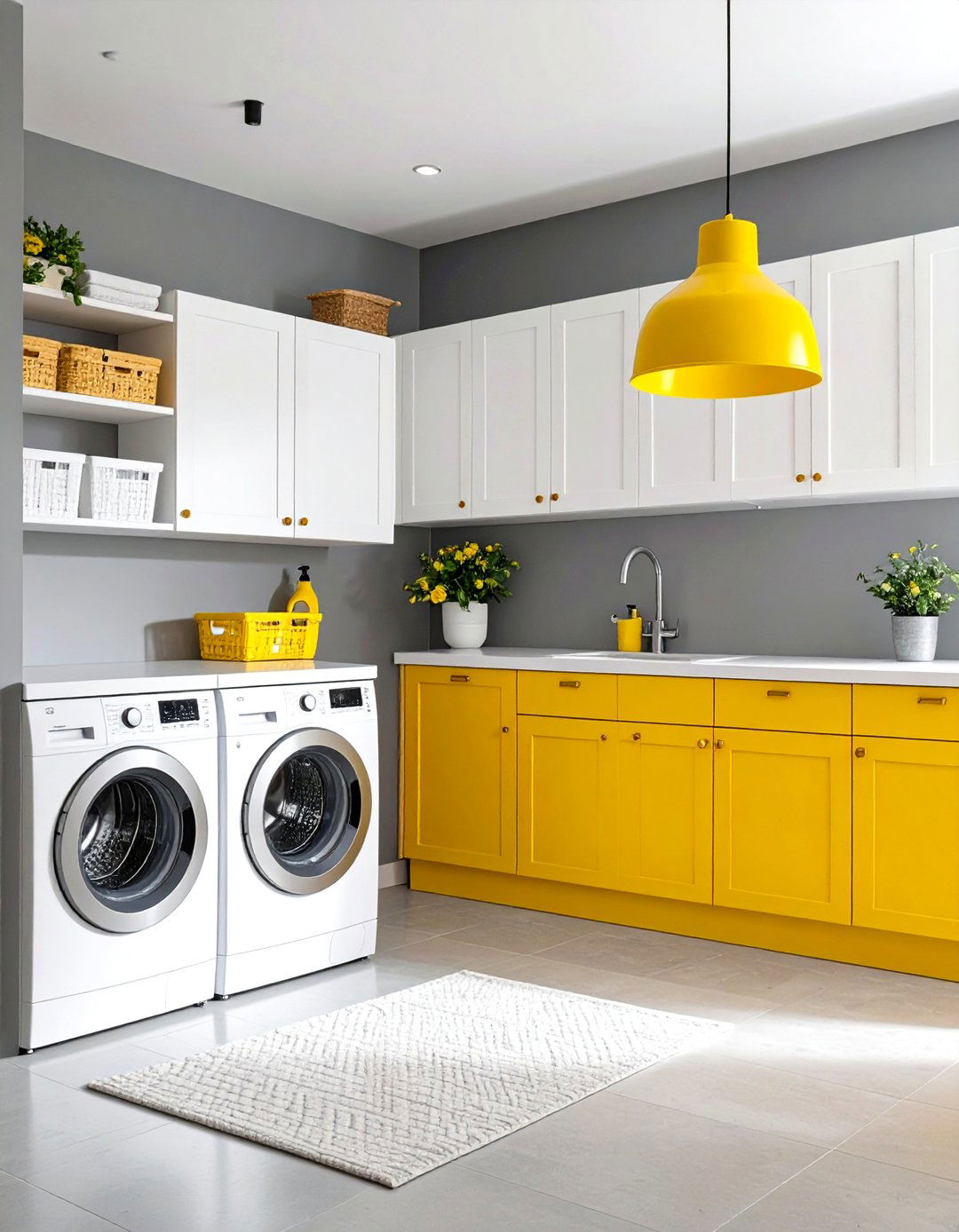 30 Laundry Room Lighting Ideas to Brighten the Space - We Love Home Blog