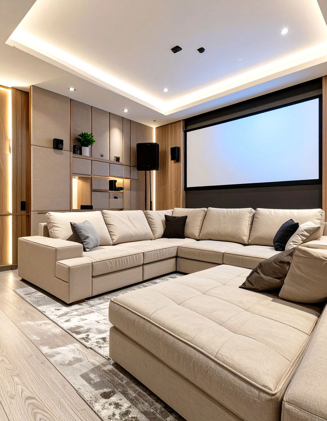 30 Small Home Theater Seating Ideas for Movie Nights - We Love Home Blog