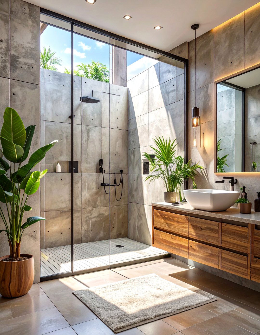 30 Modern Bathroom Paneling Ideas for a Textured Look - We Love Home Blog