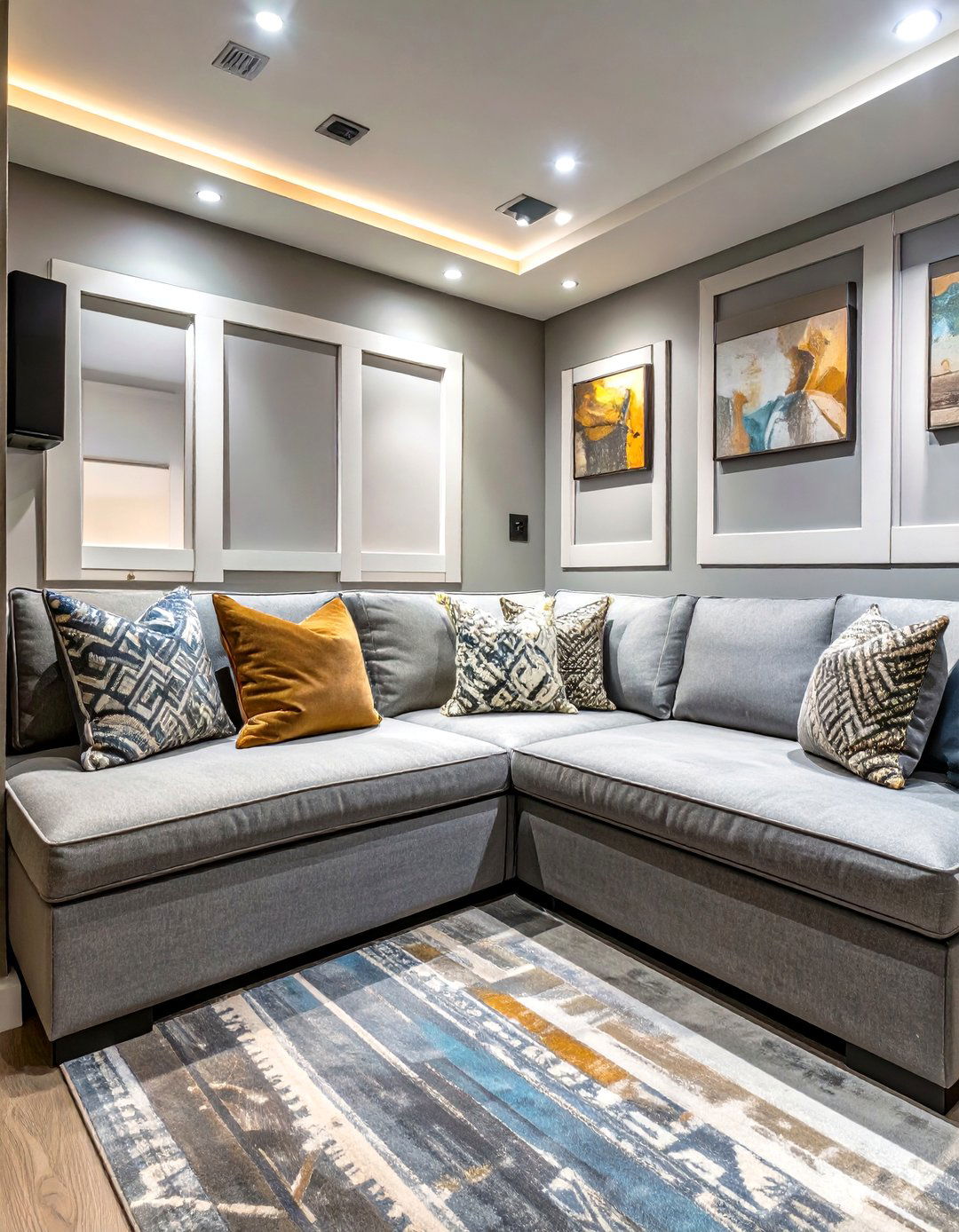 30 Small Home Theater Seating Ideas for Movie Nights - We Love Home Blog
