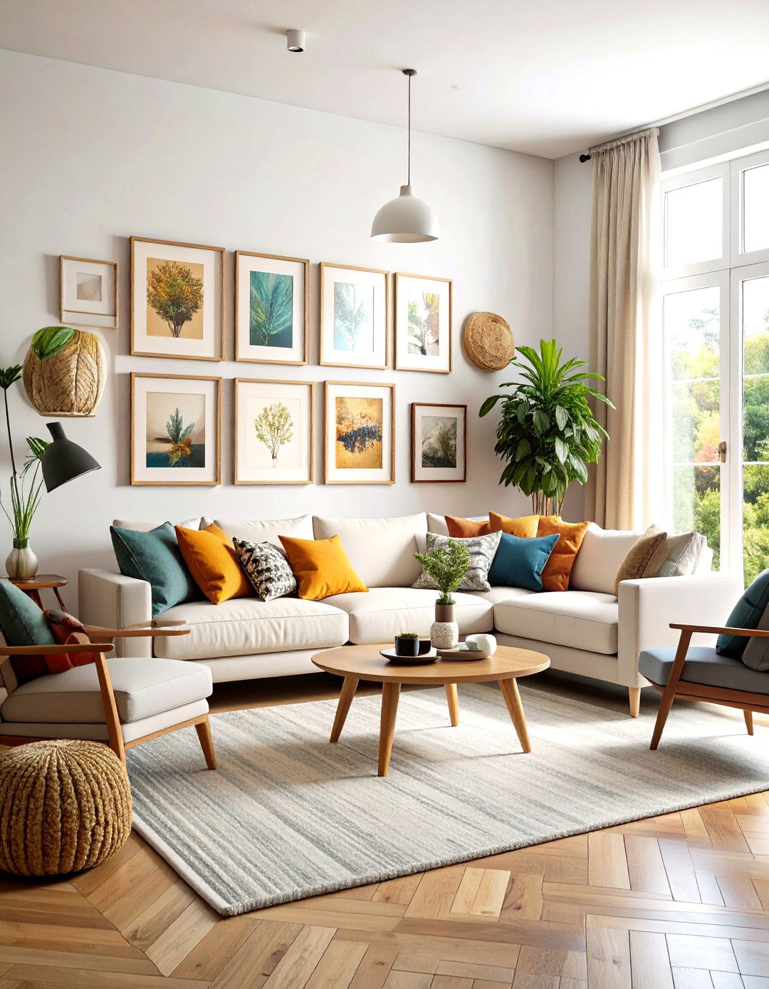 30 Picture Wall Ideas for Living Room Gallery Style - We Love Home Blog