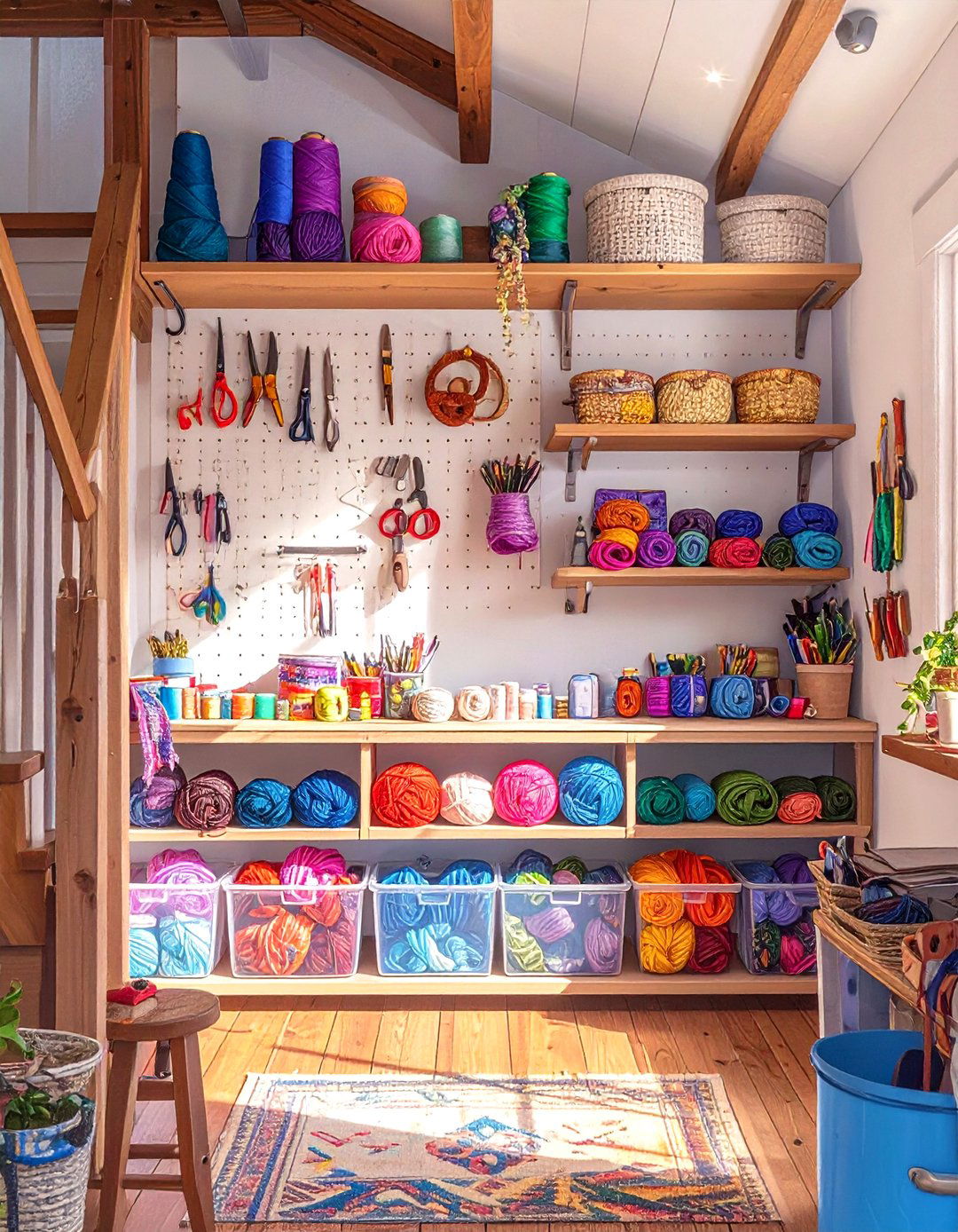 30 Creative Under Basement Stairs Ideas for New Space - We Love Home Blog