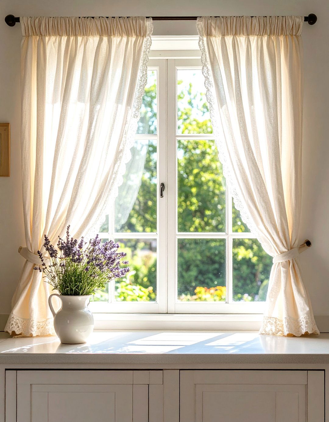 30 Chic Kitchen Window Curtain Ideas for Your Home - We Love Home Blog